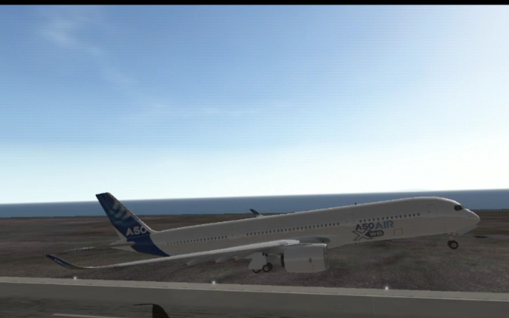 《极限着陆》深圳宝安-香港赤鱲角 空客A350 模拟飞行