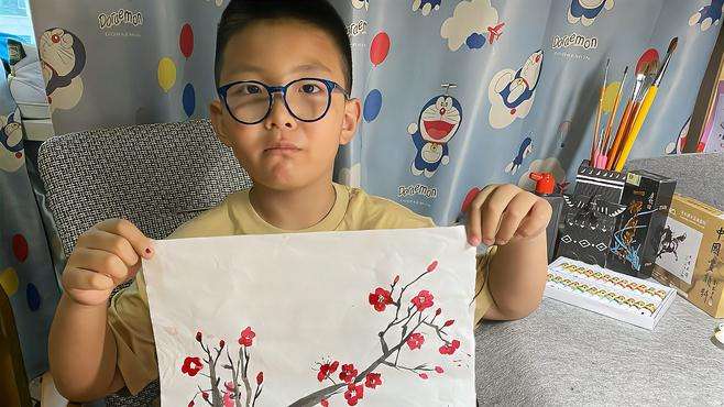 二年级上册语文古诗《梅花》诗配画