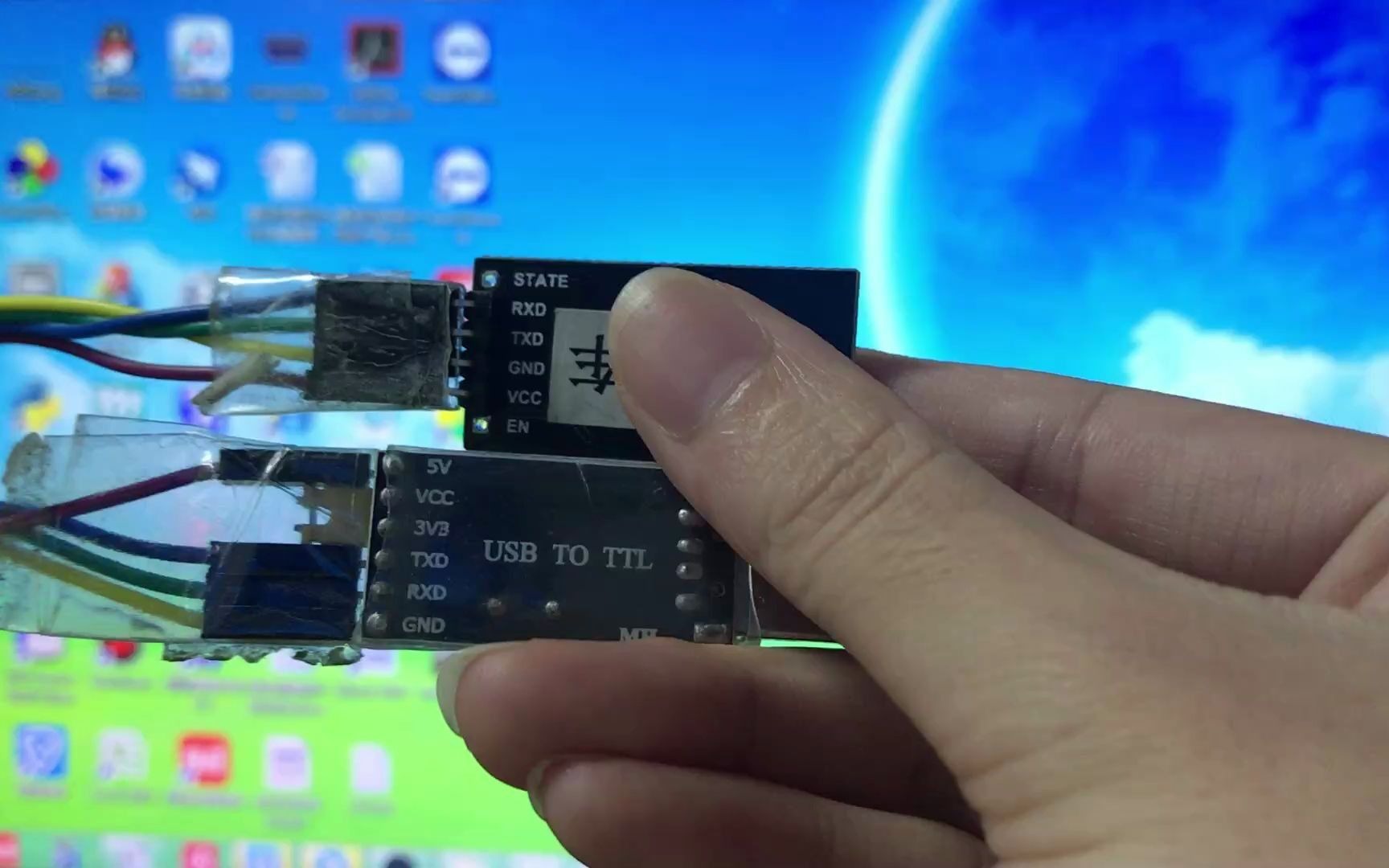 【wifi物联网模块】——使用usb转ttl给WiFi模块升级固件