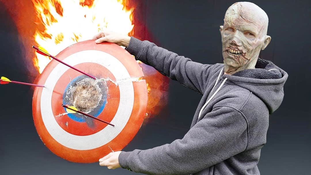 牛人自制美国队长盾牌,挡住BB弹不在话下,网友:真会玩!