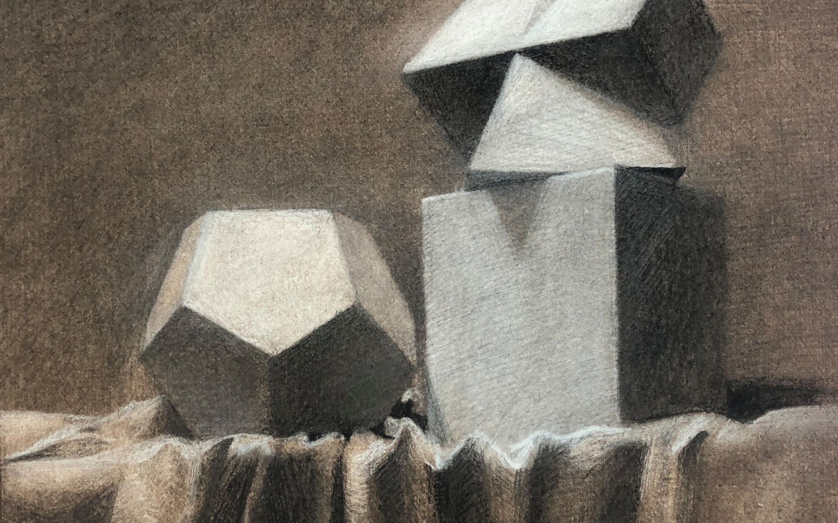 5.素描练习——几何体组合