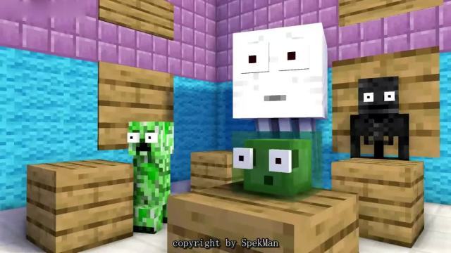 我的世界MC动画:怪物学院 vs 忍者女孩-高端翻小刀