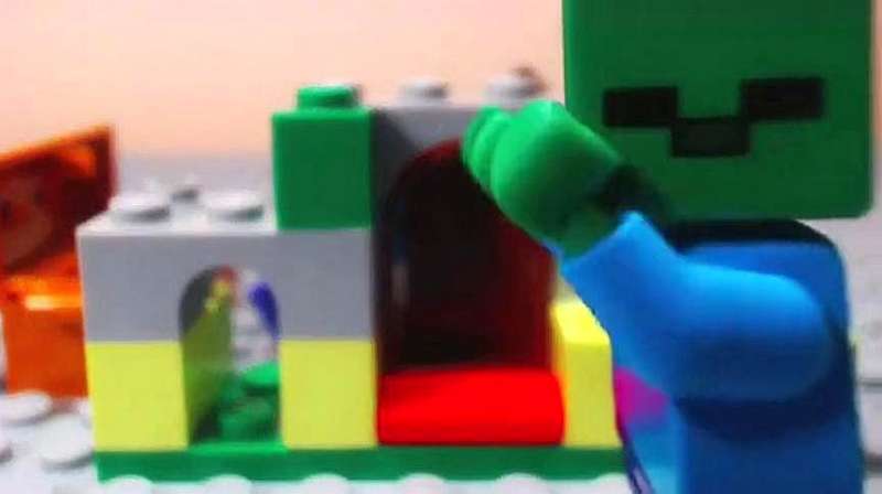 乐高玩具动画:一起来用积木拼搭城堡和房子啦,真是太炫酷了