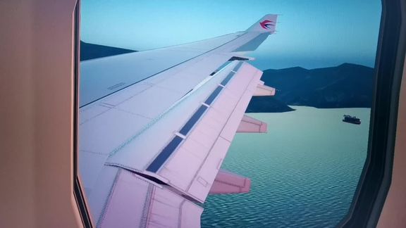 #模拟飞行 降落#香港机场