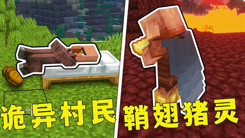 我的世界：诡异村民，鞘翅猪灵，关于MC的五个冷知识！