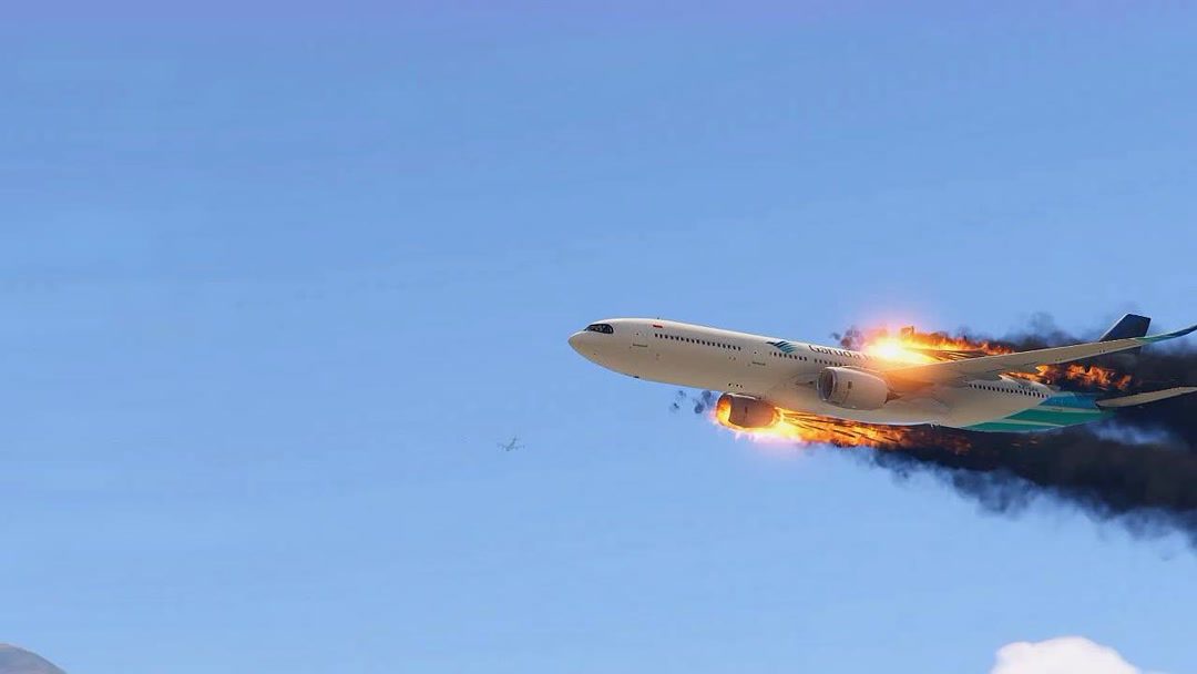 模拟飞行-空客A330被战斗飞机勿袭