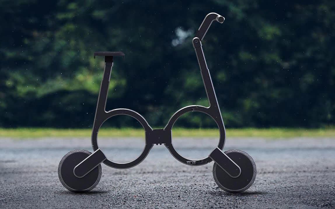 清华大学发明出小型折叠电动车,重量只有5KG还能装进包里