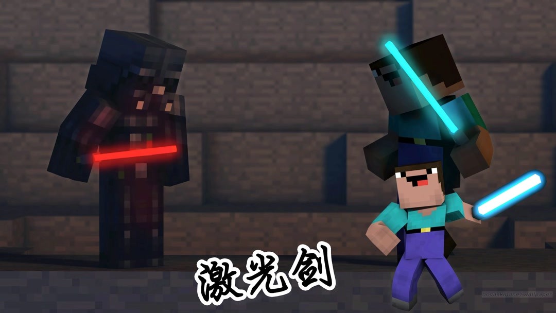 星球大战激光剑制作方法,两刀一就能秒了你,命令方块地图教程