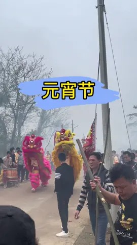 #元宵节民间习俗活动 #舞狮表演 #游神习俗 #顺风顺水顺财神
