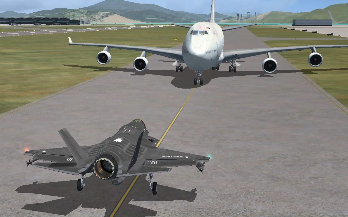 【FSX合集】 F35B 香港起降和机动 微软模拟飞行10