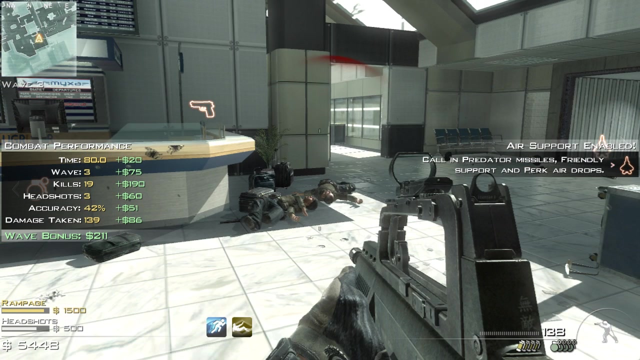 【cod8】2020.3.24生存模式再战 DLC地图(最后被一个倒地小兵手机...