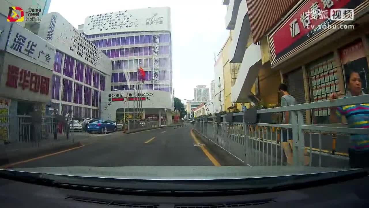 动感车夫S5L行车记录仪白天实拍效果