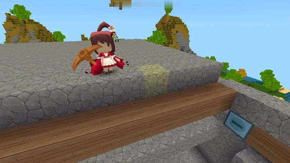 迷你世界生存 我的刷怪塔做出第一层了