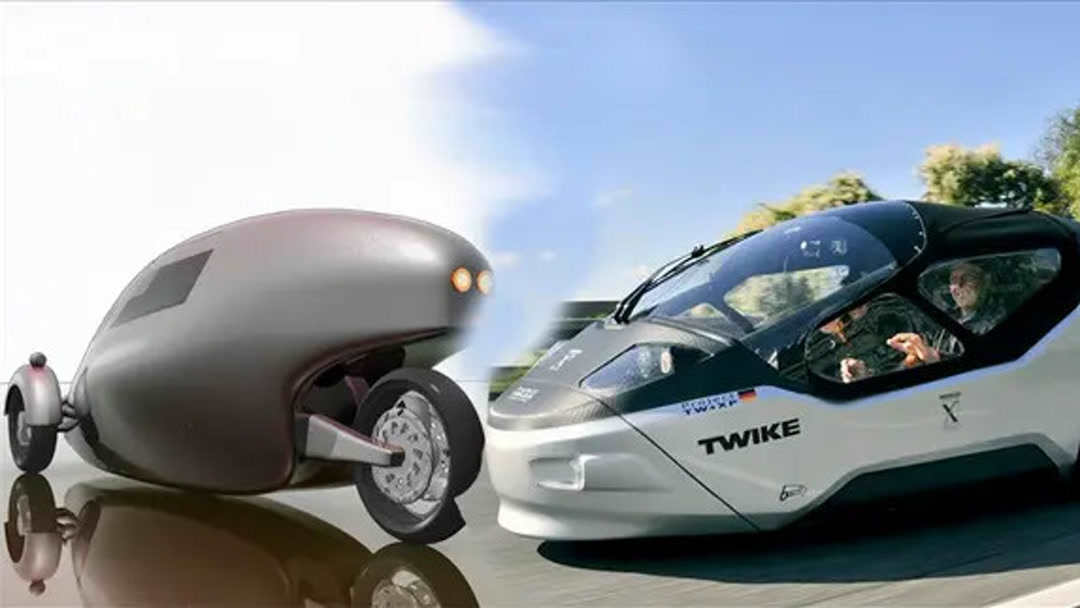 两款全封闭倒三轮自行车,内置冷暖空调不怕风雨严寒,时速190KM