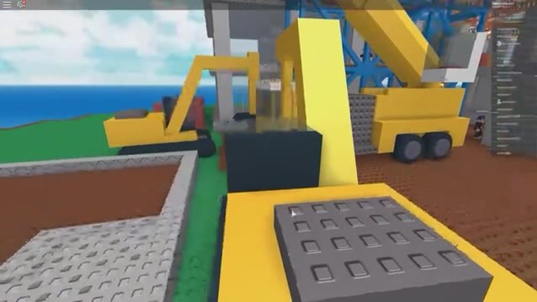 【小熙屌德斯】自然灾害模拟器 新地图开挖掘机机械臂被劈飞!