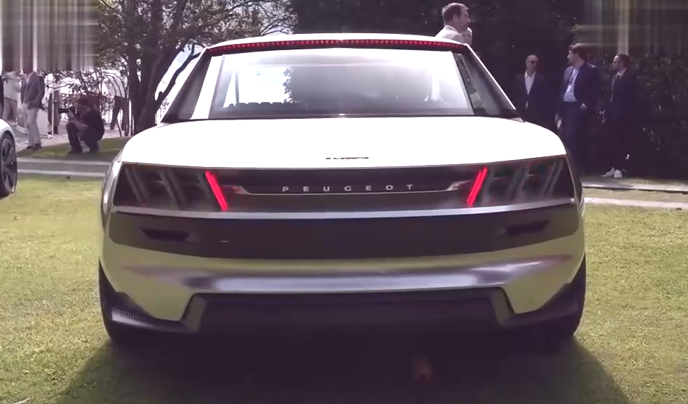 标致电子传奇概念车,设计得非常不错