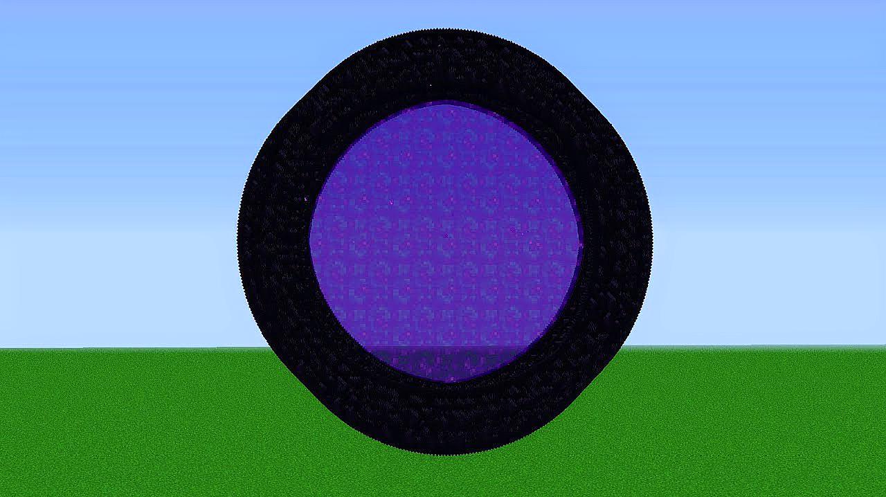 游游解说我的世界,制作圆形的下界传送门?