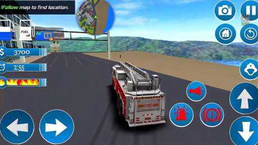 儿童趣味消防车,城市消防车救援司机-消防员模拟器-Android游戏