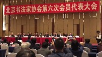 杨陌出席北京书法家协会第六次会员代表大会