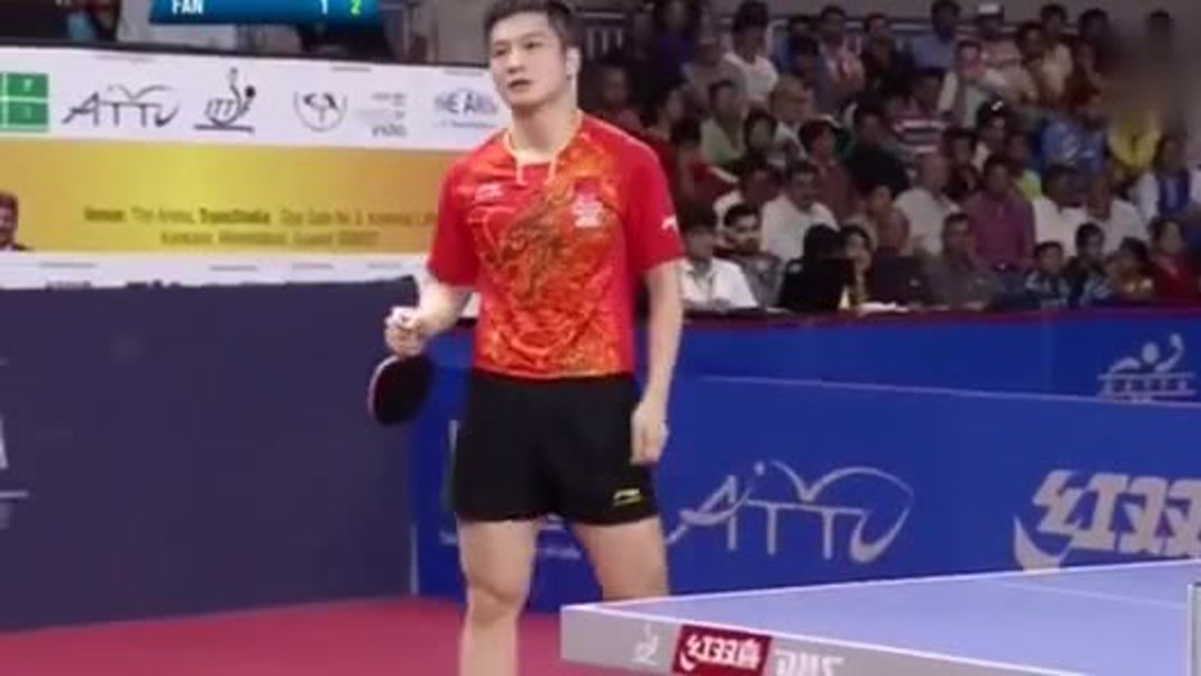 林高远VS樊振东, 林高远不停调动小胖的正手位, 多板对攻, 漂亮