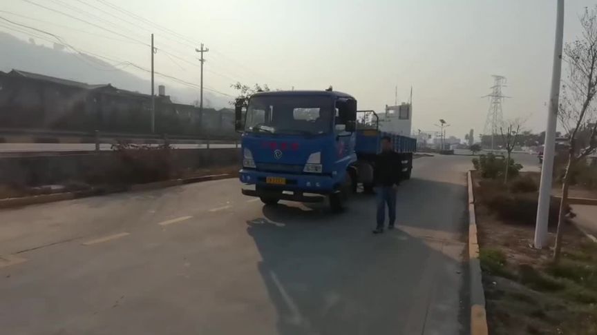 A2拖挂侧方位停车,考场练车教学中,学车主页有联系方式