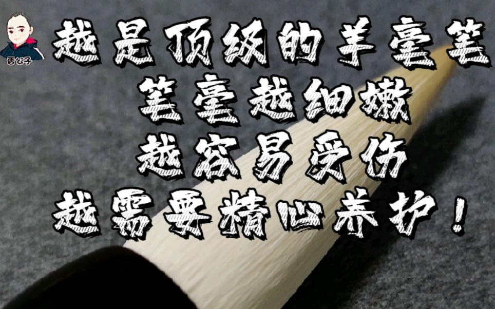 好笔难得,养护不易。说一说毛笔的正确养护方法