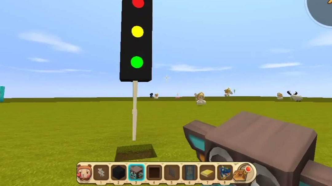 迷你世界:原来“红绿灯”上线,不守规则就被踢