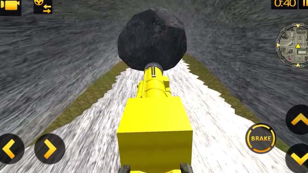 模拟儿童玩具:破碎机隧道碎石