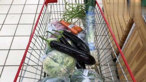 主人刚买回来菜就被田园犬嘟嘟严格排查,狗鼻子就是灵敏,有肉!