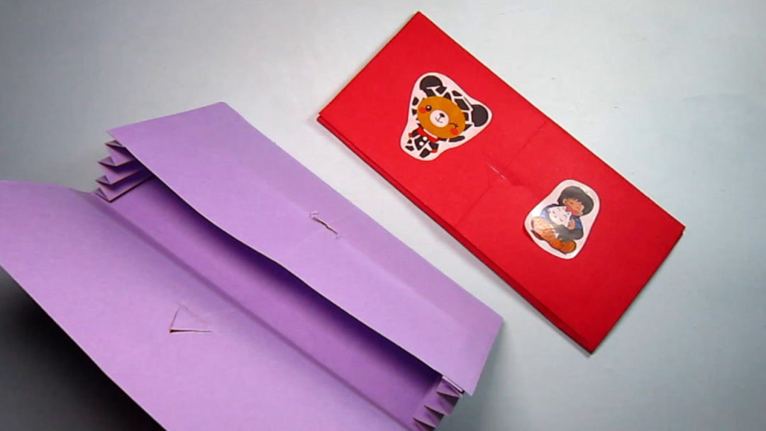 简单易学的钱包折纸,一张A4纸几分钟就能折出漂亮的钱包