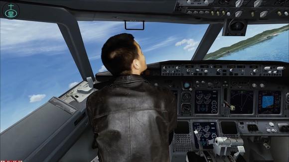 3D座舱模拟:满载200人客机紧急迫降荒岛,机长吓出一身汗!