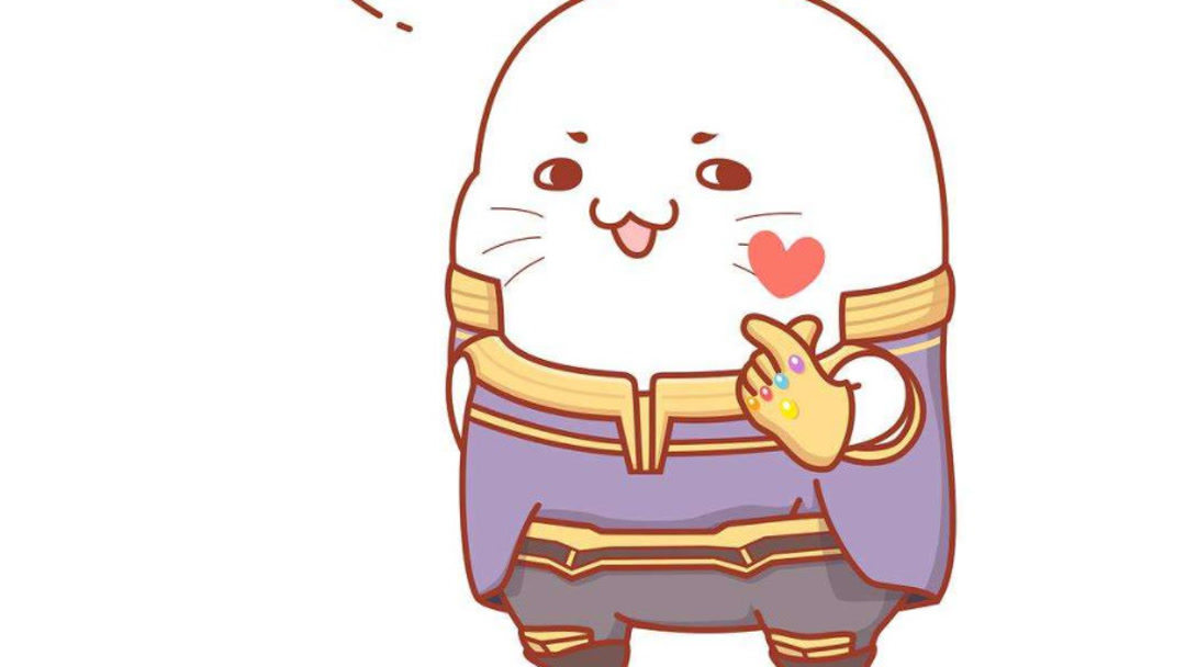 脚丫简笔画:教你画Q版复仇者联盟的超级反派灭霸!