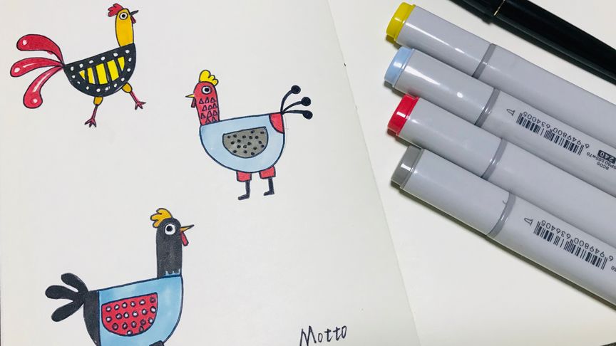 教你怎么画可爱的小鸡,宝宝3分钟就能学会的简笔画,有亮点