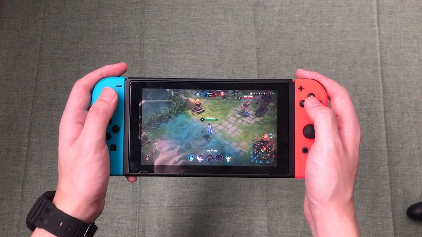 1899元买的任天堂switch游戏机开箱,用来玩王者的那一刻:好爽!