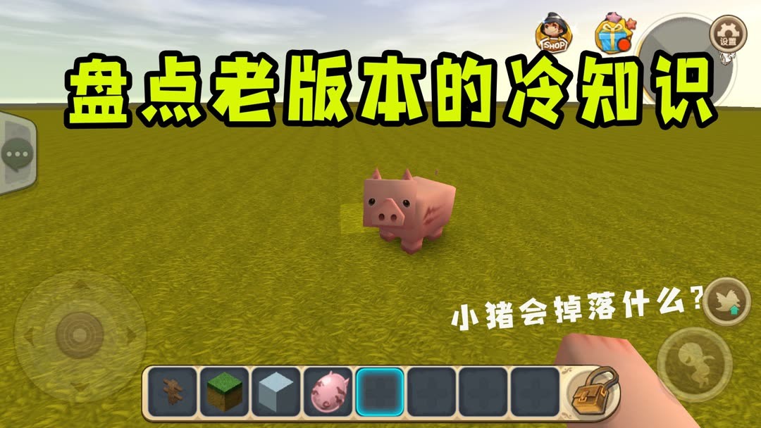 迷你世界:盘点老版本冷知识,你知道黄金西瓜和普通西瓜的区别吗