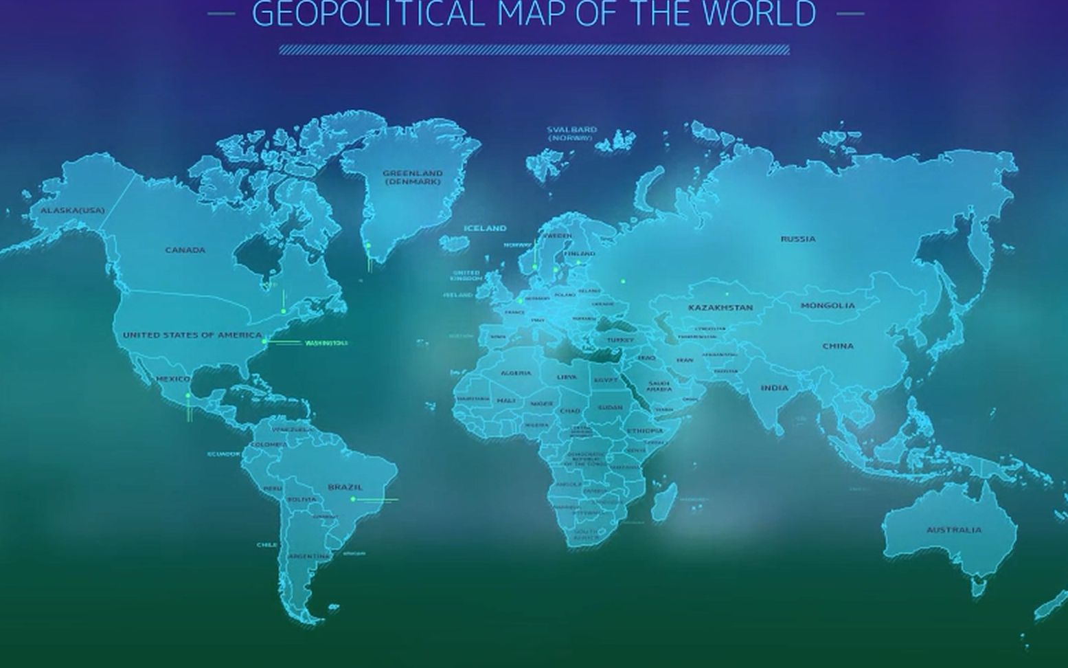 AE模板-地图标注说明模板