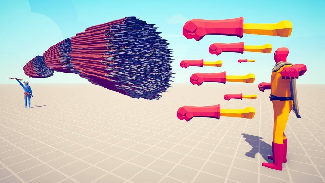 全面战争模拟器:神之兵种对战琦玉,无敌的琦玉倒下了