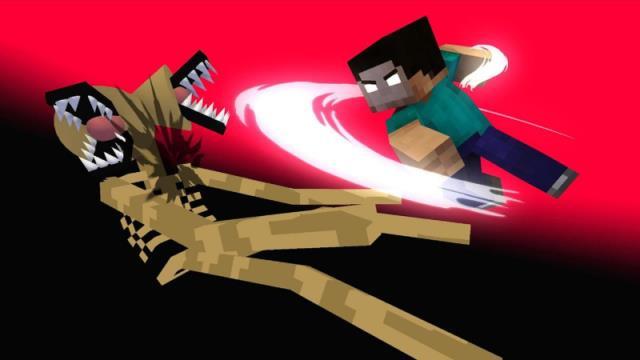 MC动画:怪物学校《英雄之战》,him再一次守护家园!