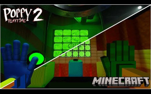 【搬运YouTube】如果波比的游戏时间第二章游戏还原了我的世界版...