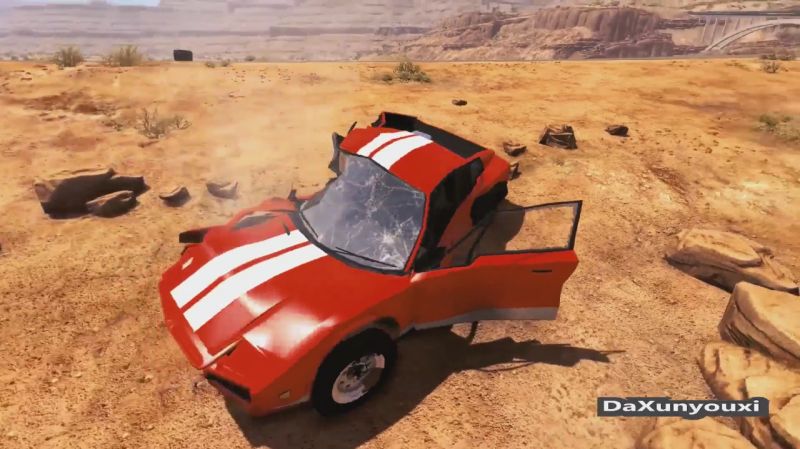 车祸模拟器:驾驶跑车连续超车很酷,撞车的时候很惨