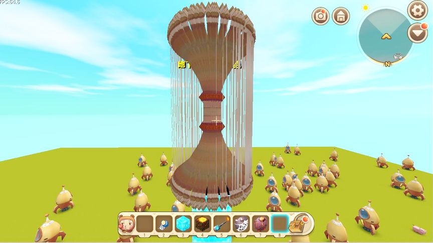 迷你世界:制作沙漏教学,能当作计时器用来记时!