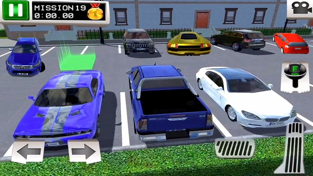 【永哥玩游戏】汽车城市停靠驾驶模拟器 汽车驾驶停靠方法