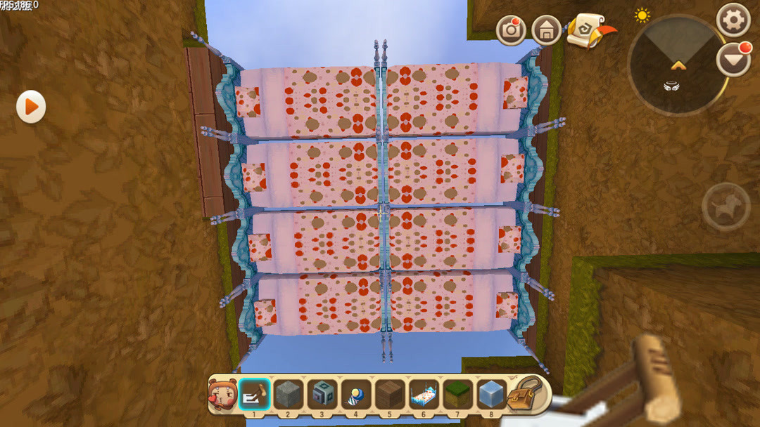 迷你世界:教你使用“公主床”做宫殿,打造一个全是床的房子