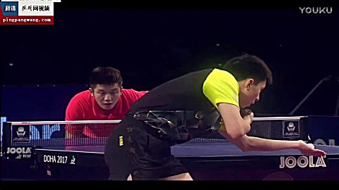 2017年卡塔尔公开赛 男单 半决赛 樊振东vs方博 乒乓球比赛视频 完整版
