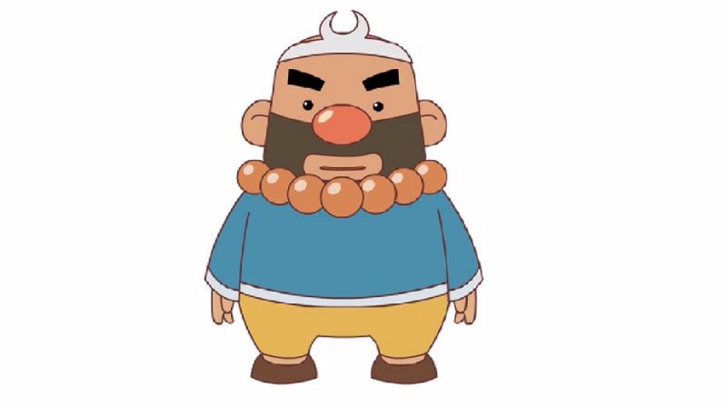 育儿简笔画:和孩子一起画《西游记》之沙僧