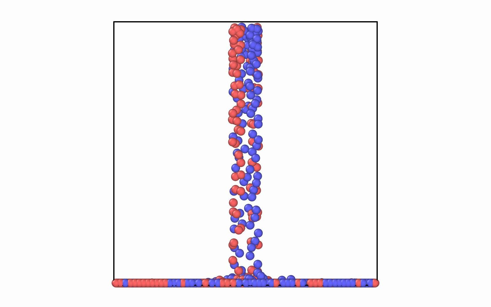 一个有趣的lammps模拟案例:浇注过程的模拟