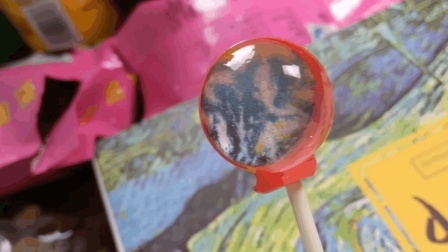 世界著名的印象派画家梵高, 当大师的画与糖果结合后会是什么样