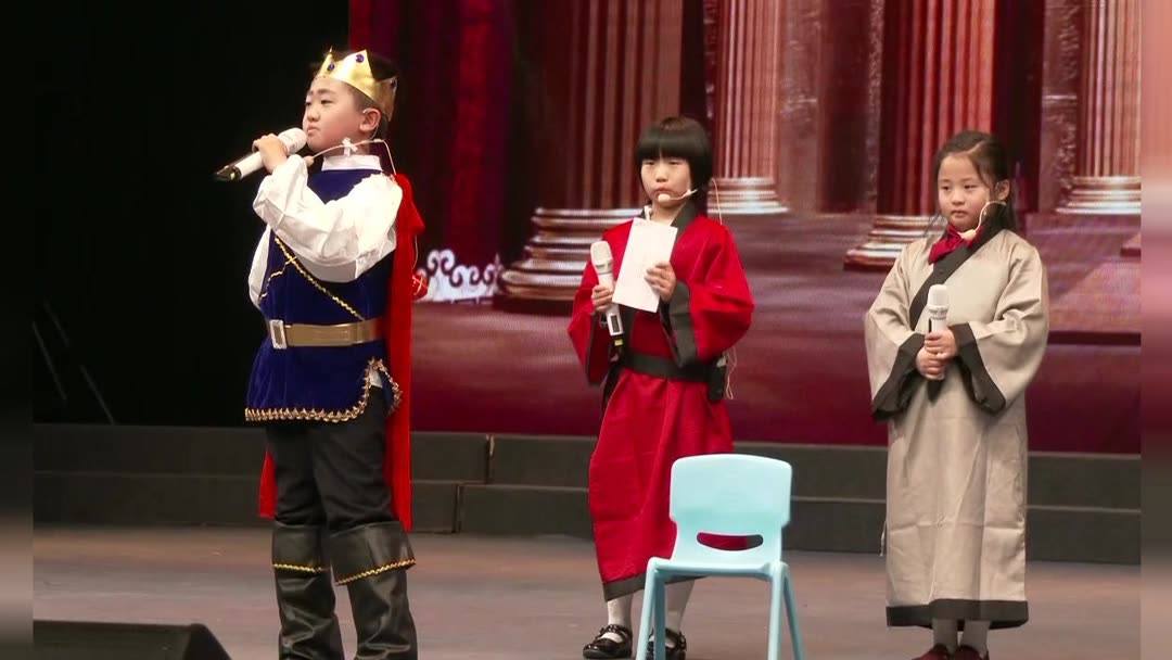 梦之言少儿口才表演2018.01.14汇演 013然然老师 皇帝的新衣