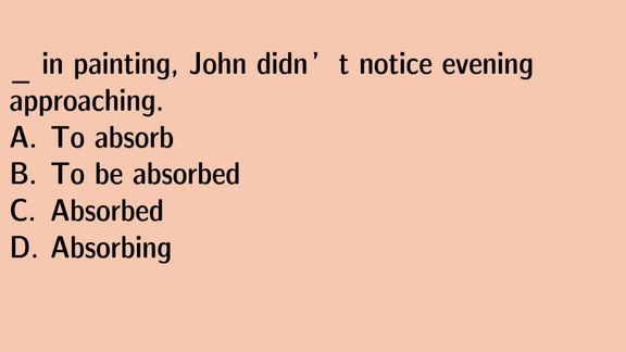 非谓语动词一用,瞬间高大上