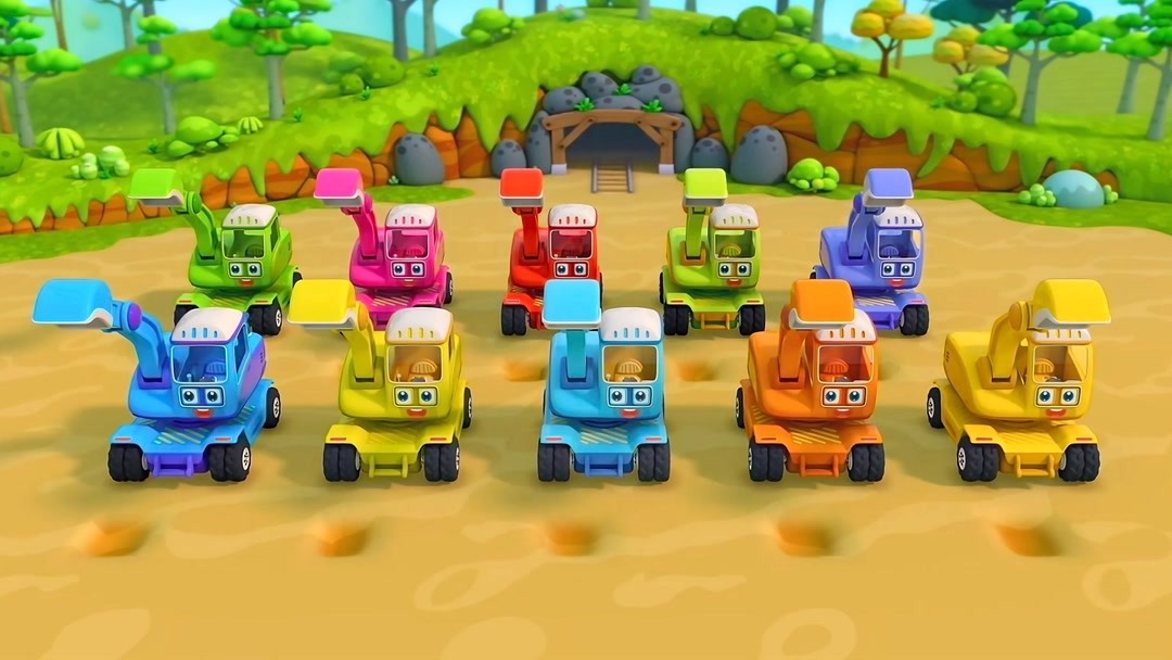 宝宝巴士启蒙音乐剧 第79集 挖掘机挖宝藏